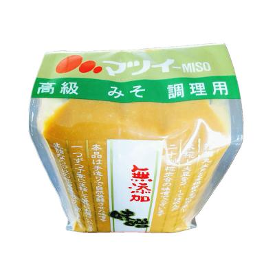 China Free Customized Logo 500G Traditional Raw Salty Miso Paste Ingredients Soybean Paste Miso Shelf Life 24 Months for sale