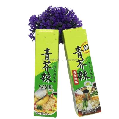 China Seafood Condiments Seasoning Japanese Mini   43g  Wasabi Paste for sale
