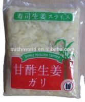 China Hot Wholesale Factory Supply Good Quality Japanese White pink Pickled Sushi Ginger for sale