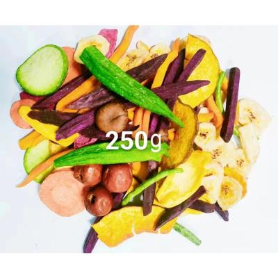 China Wholesale Snacks Healthy Food Vacuum Dehydrated Mixed Dried Fruits and Vegetables Dried Vegetables and Fruit for sale