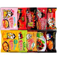 China Pink Packaging Cream Flavour Korean San Yang Turkey Noodles Spicy Chicken Meat Flavored Mixed Noodles Fried Instant Noodles for sale