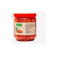 China Wholesale Ready to Eat Fresh Crisp Fermented Red Frozen Foods Chili Kimchi Cabbage Hot Kimchi for sale