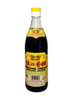 China Natural Brewing Chinkiang Black Rice Vinegar with 24 Months Shelf Life and Dark Brown Color for Cooking for sale
