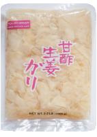 China Sweet Flavor Sliced Pickled Ginger with 18 Months Shelf Life for Sushi for sale
