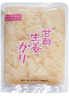 China Sweet Flavor Sliced Pickled Ginger with 18 Months Shelf Life for Sushi for sale