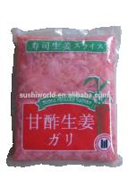 China Sweet Flavor Sliced Pickled Ginger with 18 Months Shelf Life for Sushi for sale