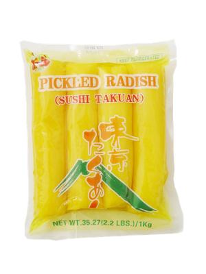 China Traditional Flavor Japanese Pickled Radish with 18 Months Shelf Life and Sweet Salty Taste for sale