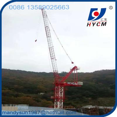 China Design for Korean customers 25m Boom Length 6.0ton Max. Load Luffing Jib Tower Crane for sale