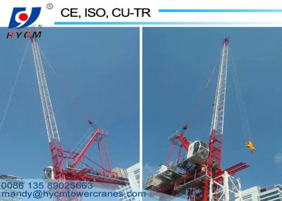 China 6ton 25m jib QTD2520 Luffing Overhead Tower Crane for sale