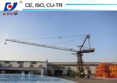 China 30m Jib Luffing Tower Crane Fixed Base Foundation External Climbing Crane QTD3025 for sale