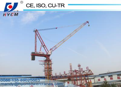 China QTD4015/40m Boom Luffing Jib Tower Crane 6T Load Split Mast Section Save Containers for sale