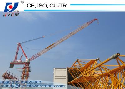 China 2*2*3m Mast Section Luffing Boom Crane QTD160 Tower Crane Luffing 1600KN.m Types of Tower Cranes for sale