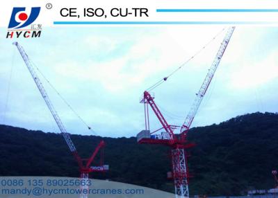 China 60m Jib Length QTD6037 Brand New 16ton Max. Load Yellow Luffing Jib Tower Crane for sale