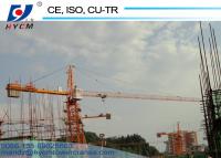 China 150m Height 60m Lifting Jib 6ton Load QTZ6013 Topkit  Tower Crane with Hammer Head for sale
