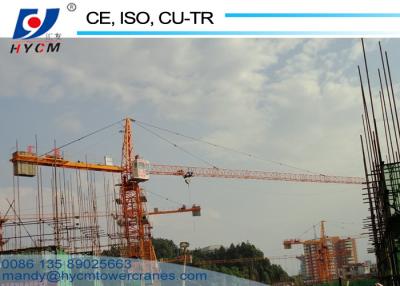 China 150m Height 60m Lifting Jib 6ton Load QTZ6013 Topkit  Tower Crane with Hammer Head for sale