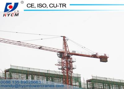 China 6 ton 56 m Boom Construction Building Self Erecting Hammer Head Tower Crane for sale