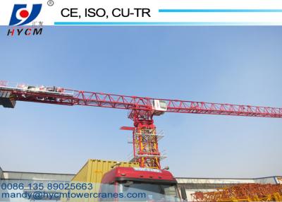 China Hot Sale QTP6518 Fixed 10ton Topless Flattop Tower Crane 4ton@40m Jib for sale