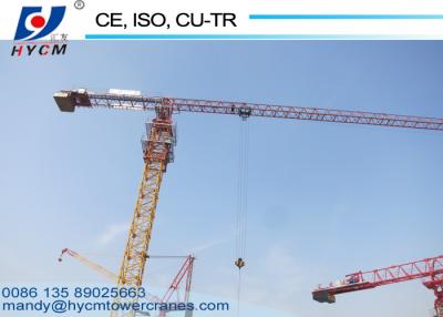 China Easy To Move 12tons Flattop Tower Crane 64m Boom Topless Tower Crane QTP6425 for sale