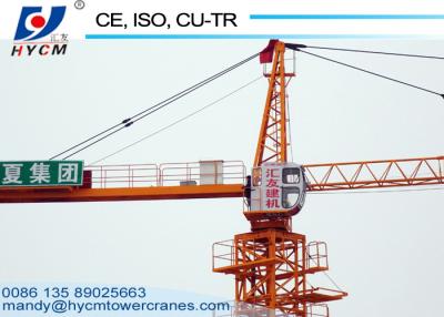China Hot Sale 60m Jib QTZ100(6013) 6tons Schneider Electric Hammerhead Topkit  Tower Crane for sale