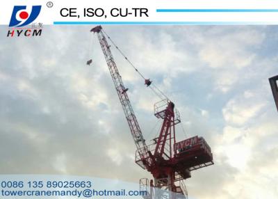 China D5523 Luffing Jib Tower Crane 55m Boom Length 12T Load Split Mast Section to Save Containers for sale