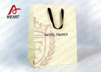 China Creamy White Art Paper Bags  For Kids Small Size 110 * 50 * 190 for sale
