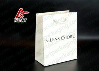 China Full Inside Colored Custom Printed Paper Bags For Wedding Black Rope for sale