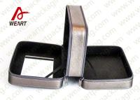 China Silver / Grey Surface Personalised Makeup Box Cosmetic Storage Case OEM for sale