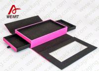 China Colored Cosmetic Paper Box Fabric Cardboard Cosmetic Packaging Customized Size for sale