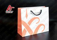 China Fish Logo Pink Promotional Paper Bags Environment - Friendly Material for sale