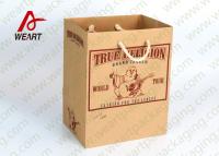 China Modern Custom Boutique Shopping Bags , White Packaging Paper Bags With Ribbon Handle for sale