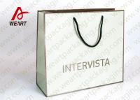 China Red Heart Printed Paper Gift Bags For Christmas Matt Lamination Suface for sale