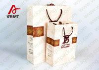 China Red Heart Printed Paper Gift Bags For Christmas Matt Lamination Suface for sale