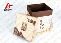 China Long Handled Decorative Gable Boxes , Christmas Cardboard Boxes With Lids ODM for sale