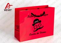 China No Lamination Brown Art Paper Bags For Shopping 100% Cotton Rope for sale