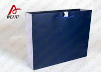 China Full Inside Colored Custom Printed Paper Bags For Wedding Black Rope for sale