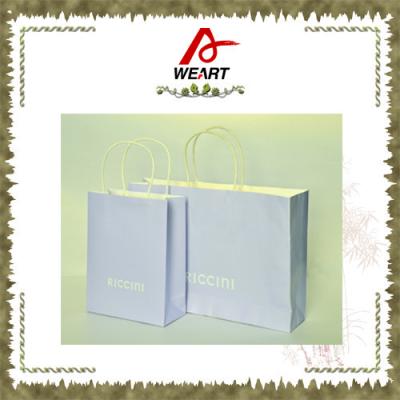 China Gift / Shopping Personalised Paper Carrier Bags With Twisted Handle for sale