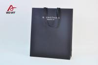 China Matt Laminated Cloth Shopping Personalised Paper Carrier Bags With Hot Stamping LOGO for sale