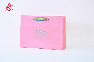 China Luxury Reinforced Lamination Gift Paper Bags With Customized Handle for sale