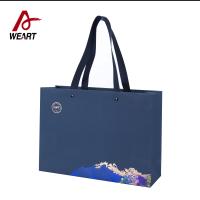 China Clothing Apparel Printed Reusable Shopping Bags , Modern Designer Paper Bags for sale