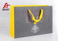 China Gift Art Paper Bags With Colorful Handle , Retail Packaging Bags Hot Stamping LOGO for sale