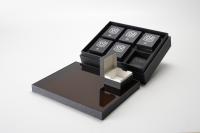 China Custom embossed paper box ironing silver custom product packaging boxes for sale