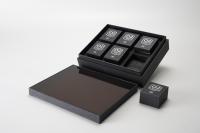 China Custom embossed paper box ironing silver custom product packaging boxes for sale
