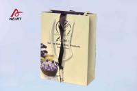 China Custom Printed Paper Lunch Bags , Plain Paper Party Bags With Handles for sale