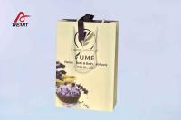 China Custom Printed Paper Lunch Bags , Plain Paper Party Bags With Handles for sale