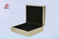 China Jewelry Customized Paper Box Book Type Box Gold Color Hot Stamped Surface for sale