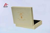 China Jewelry Customized Paper Box Book Type Box Gold Color Hot Stamped Surface for sale
