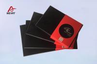 China Special Customized Extra Large Paper Shopping Bags Blue Color Embossed Logo for sale