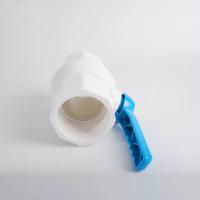 China American Standard 1 UPVC Ball Valve PVC Compact Ball Valve One Way for sale