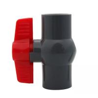 China Drainage Fittings 2.5 Inch PVC Ball Valve For Water Conservancy for sale