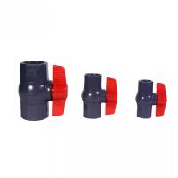 China Black Plastic Agricultural Irrigation Valve PVC Quarter Turn Valve for sale